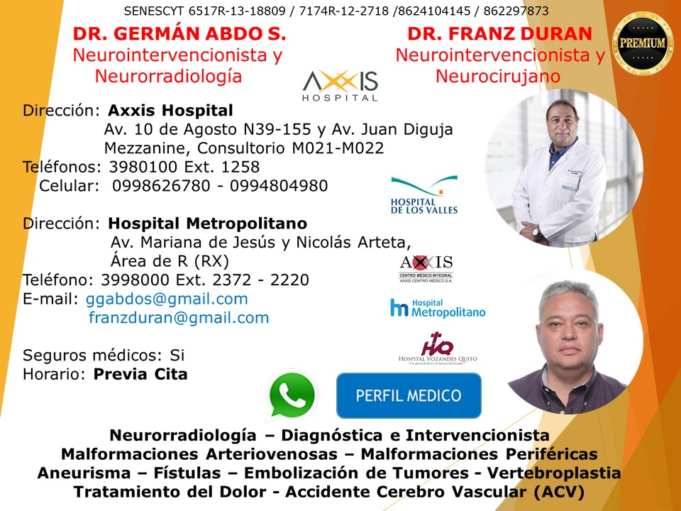 Dr. Germán Abdo S. - Neurorradiólogo